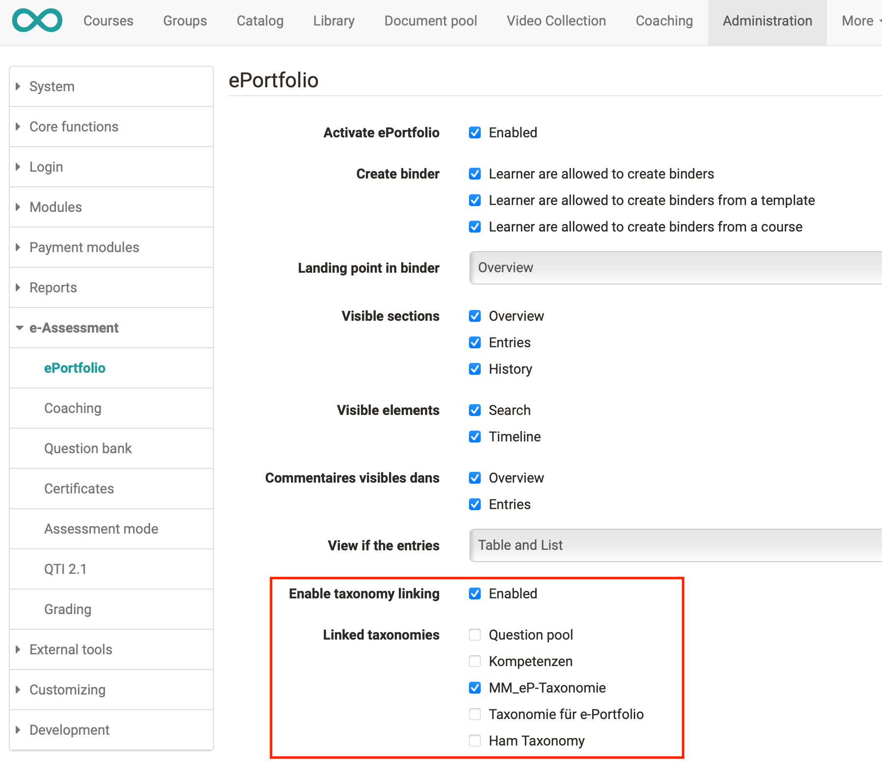 ePortfolio - OpenOlat Documentation